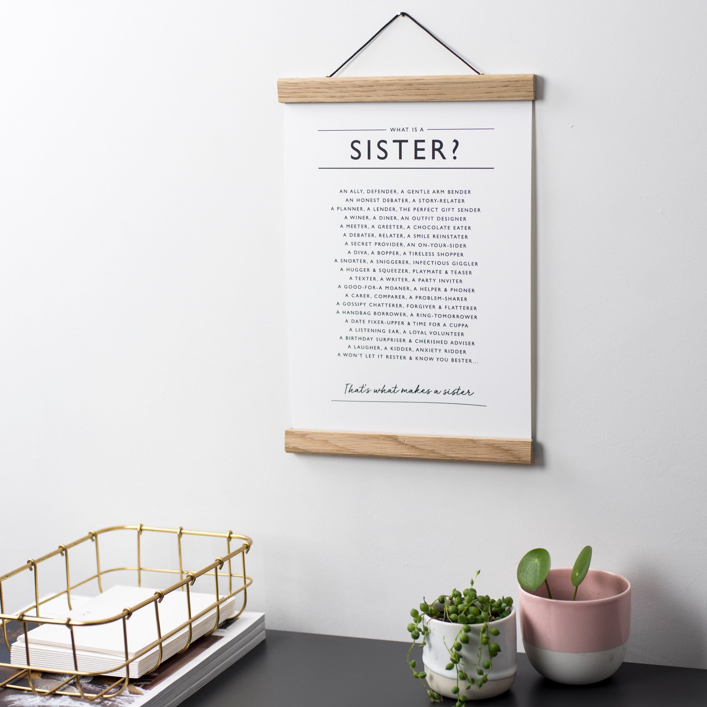 Sister Print PDF Print Sister Poem Sister Poster - Etsy