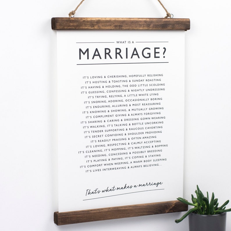 Marriage Poem Print PDF Print Wedding Poem Paper - Etsy