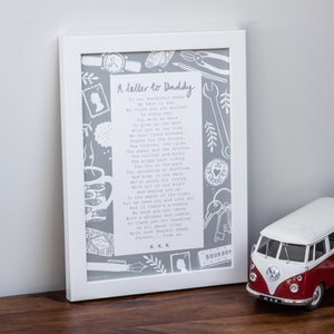 Daddy Print - Daddy Print - PDF Print - Daddy Gift - First Fathers Day ...