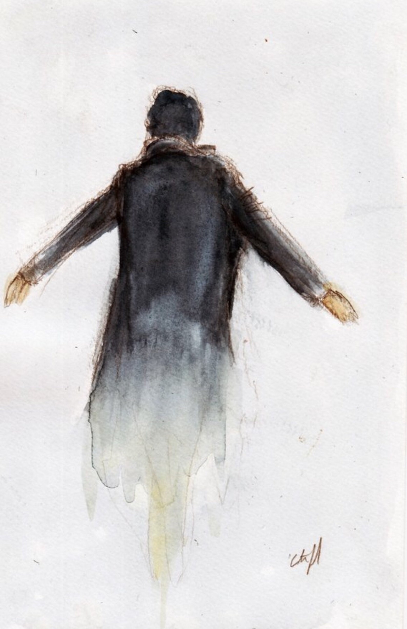 Sherlock Holmes Benedict Cumberbatch Watercolor Painting British ...