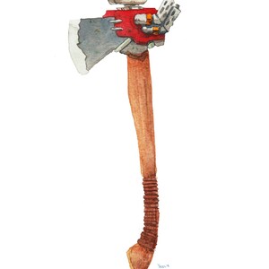 The Adventure Zone Wall Art TAZ Prints Taako Watercolour Print Magnus ...
