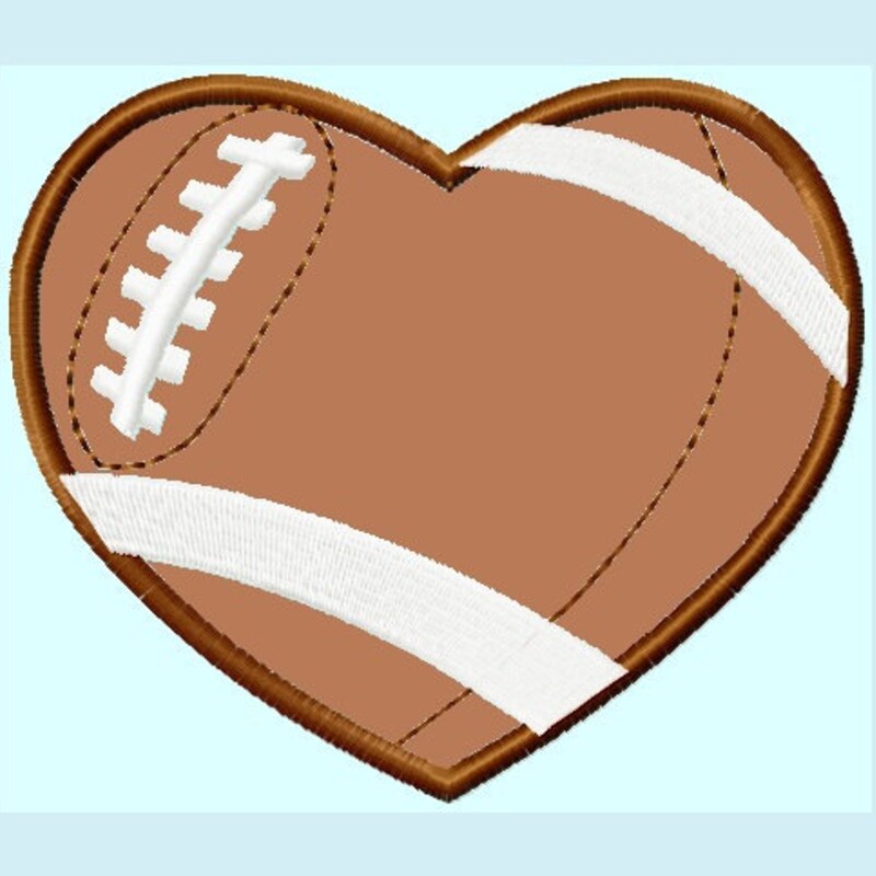 Football Applique - Etsy