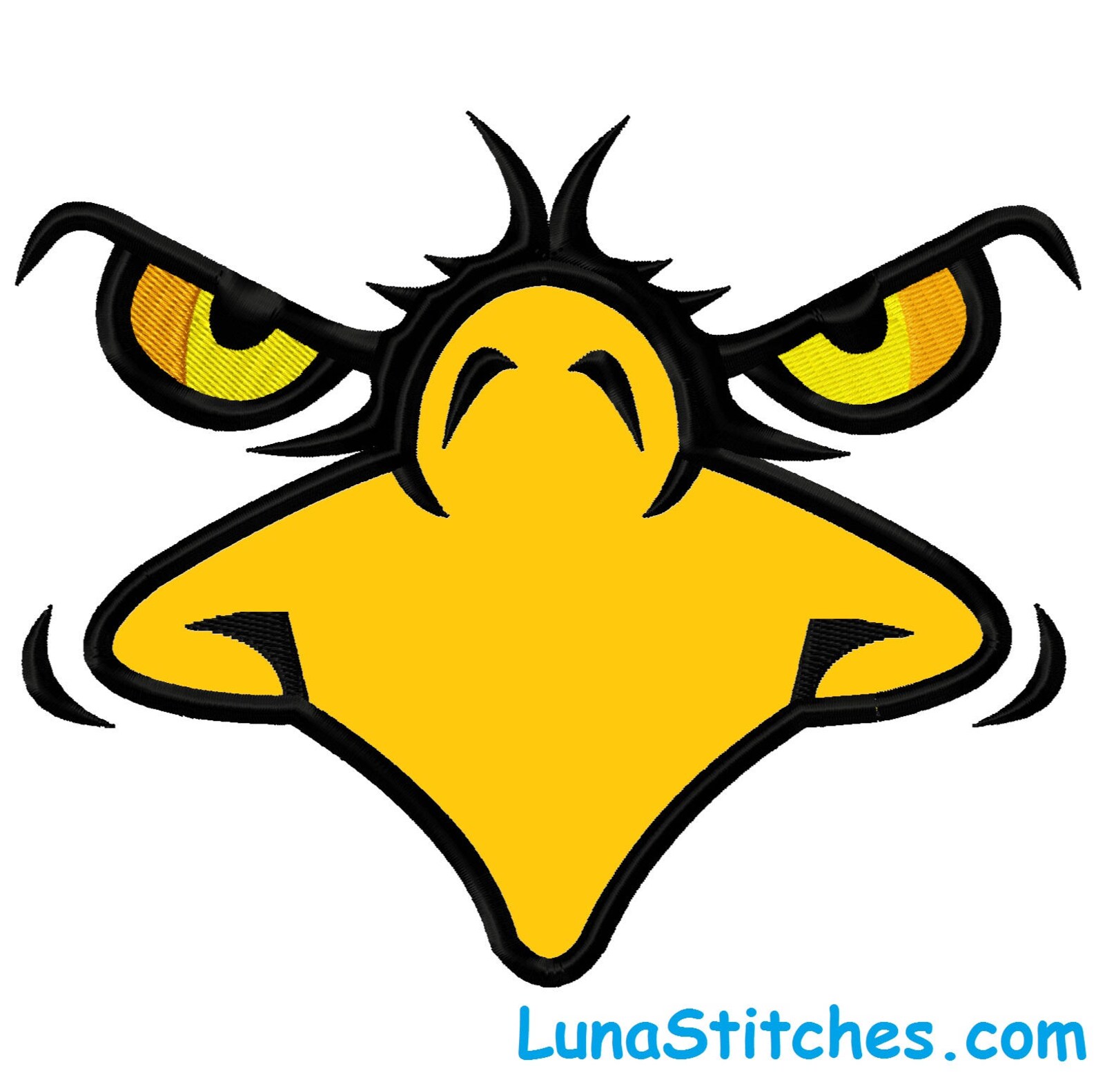 Eagle Eyes Applique Embroidery Design INSTANT DOWNLOAD - Etsy