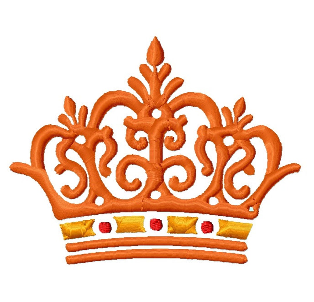 Queen King Princess Crown Embroidery Design 3 Sizes INSTANT DOWNLOAD - Etsy