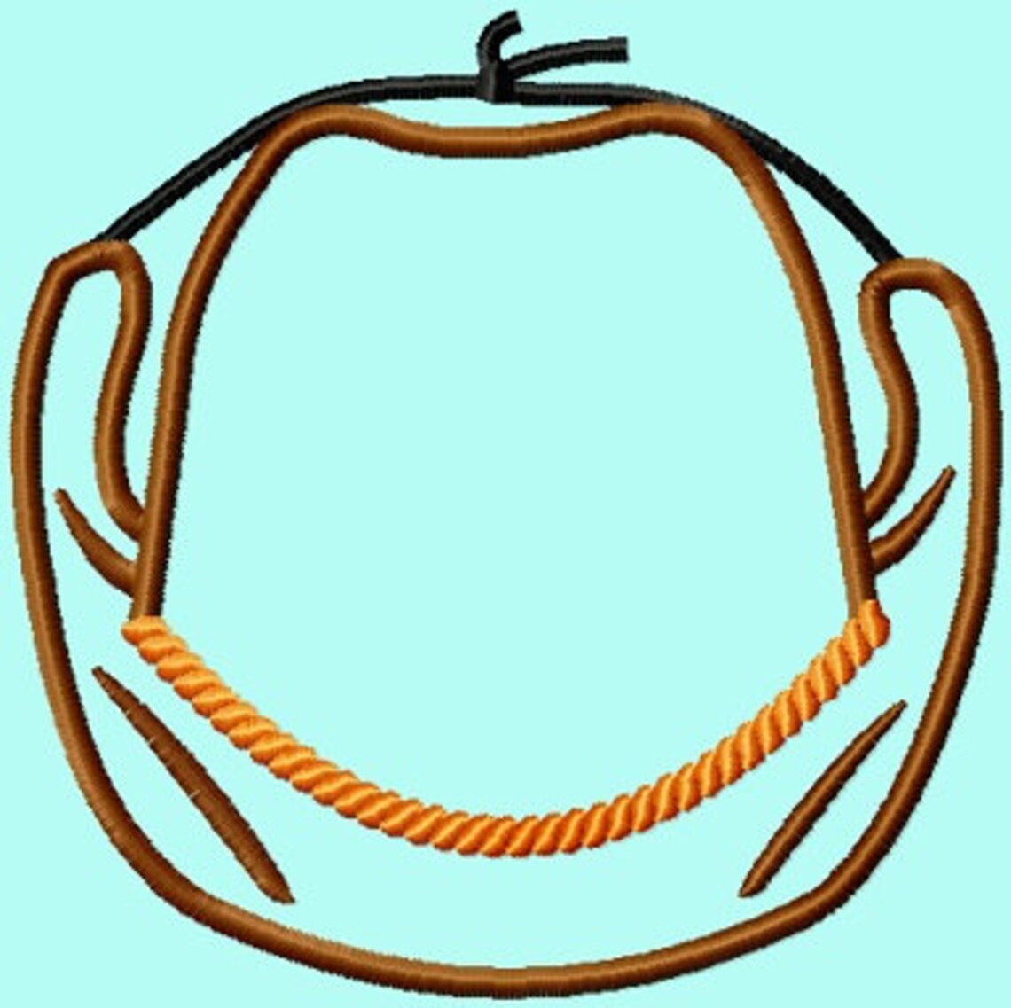 Cowboy Hat Frame Embroidery Designs INSTANT DOWNLOAD | Etsy