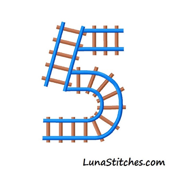 Train Track Number - Etsy