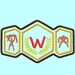 Wrestling Belt Applique Embroidery Design, 5,6,7 Inches Wide Sizes ...
