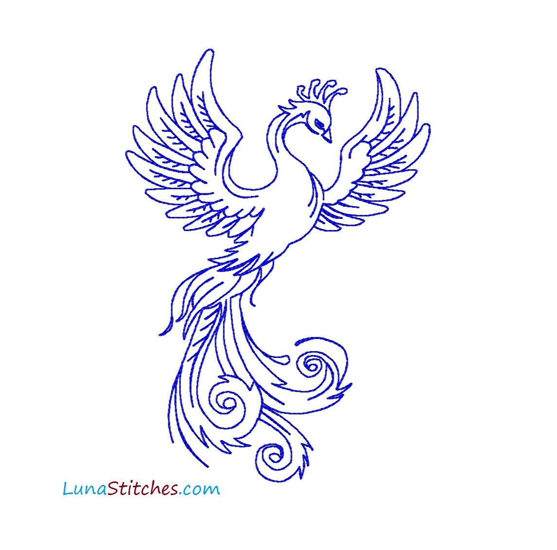 Simple Designs To Draw Phoenix