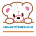 Split Teddy Bear Applique Embroidery Design Sizes 4,5,6 Inches Wide ...