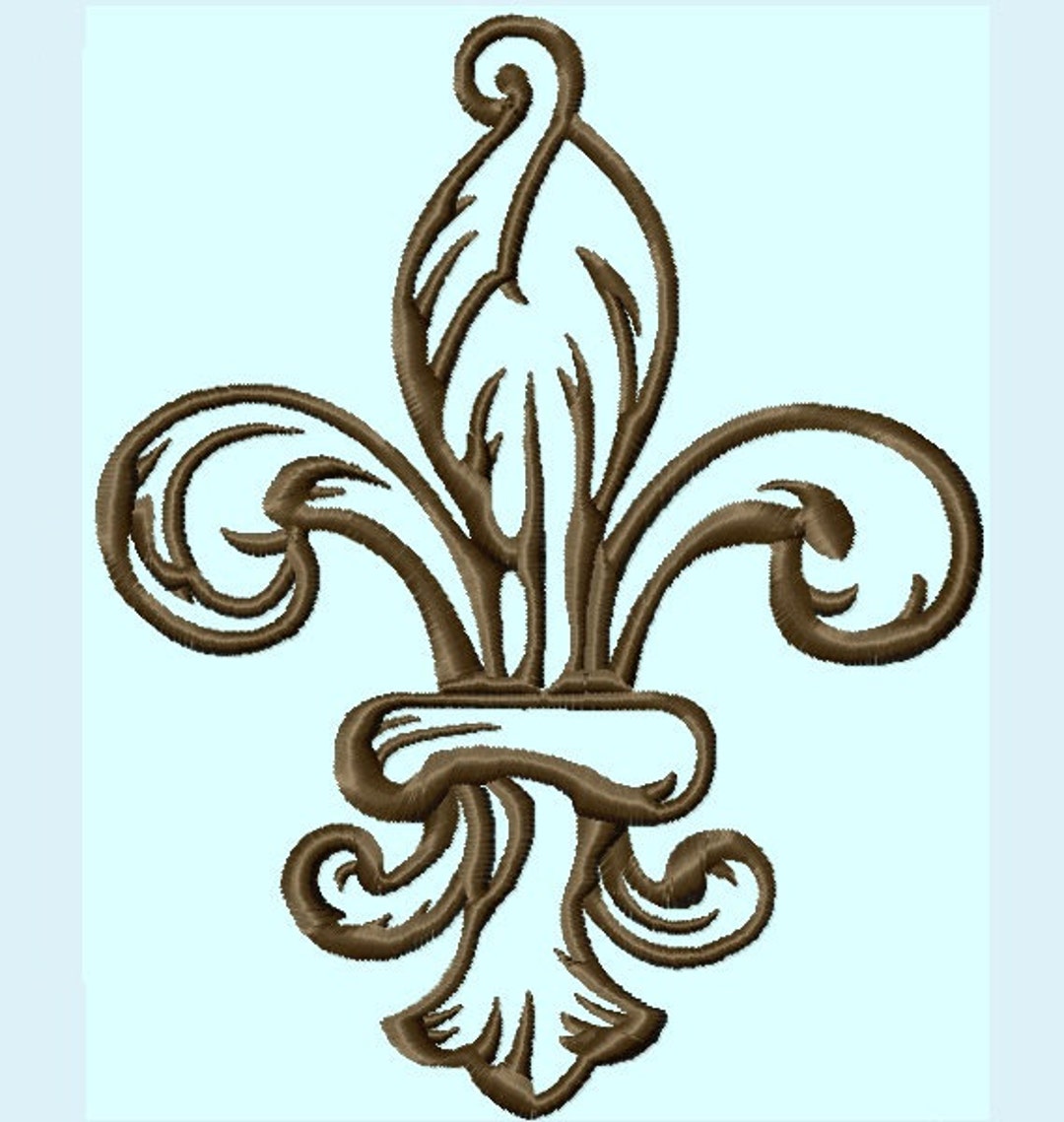 Elegant Fleur De Lis Embroidery Designs 3 Sizes INSTANT DOWNLOAD - Etsy