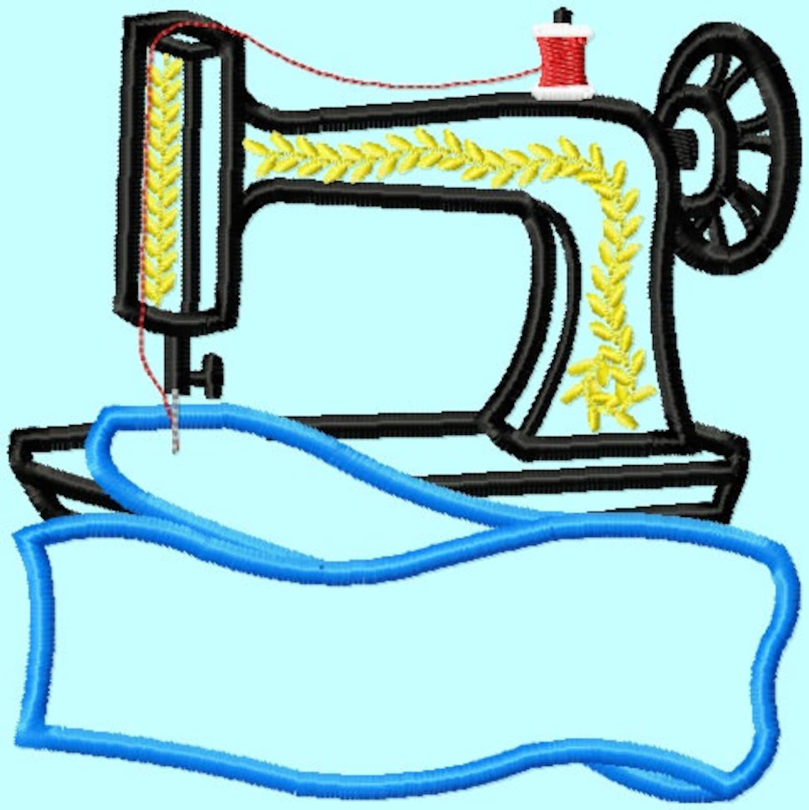 Sewing Machine APPLIQUE Embroidery Designs 3 Sizes for Hoops - Etsy