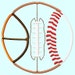All in One Ball, Football, Baseball, Basketball, Applique Embroidery ...