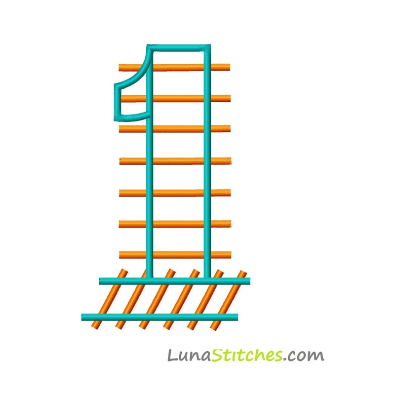 Train Track Number - Etsy