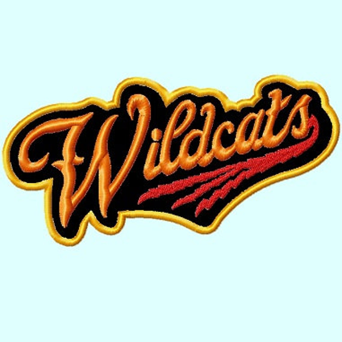 Wildcats Word APPLIQUE Embroidery Design INSTANT DOWNLOAD - Etsy Canada