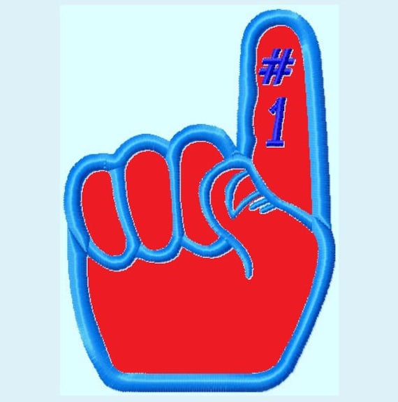 Number 1 Hand Applique Embroidery Designs 3 Sizes Hoops 4x4 | Etsy