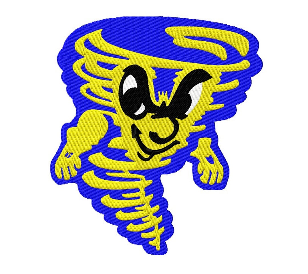 Tornado Filled Embroidery Design 3 Sizes INSTANT DOWNLOAD - Etsy