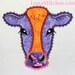 Cow Face APPLIQUE Embroidery Design 4 Sizes INSTANT DOWNLOAD - Etsy