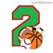 Number Two 2 All Sports Balls Baseball, Football, Soccer and Basketball ...