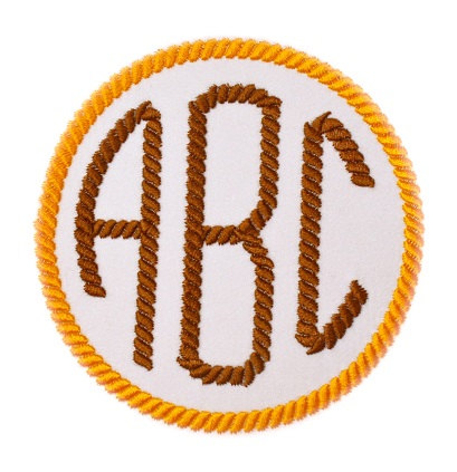 Rope Monogram Font Sets Designs INSTANT DOWNLOAD Plus Bonus | Etsy