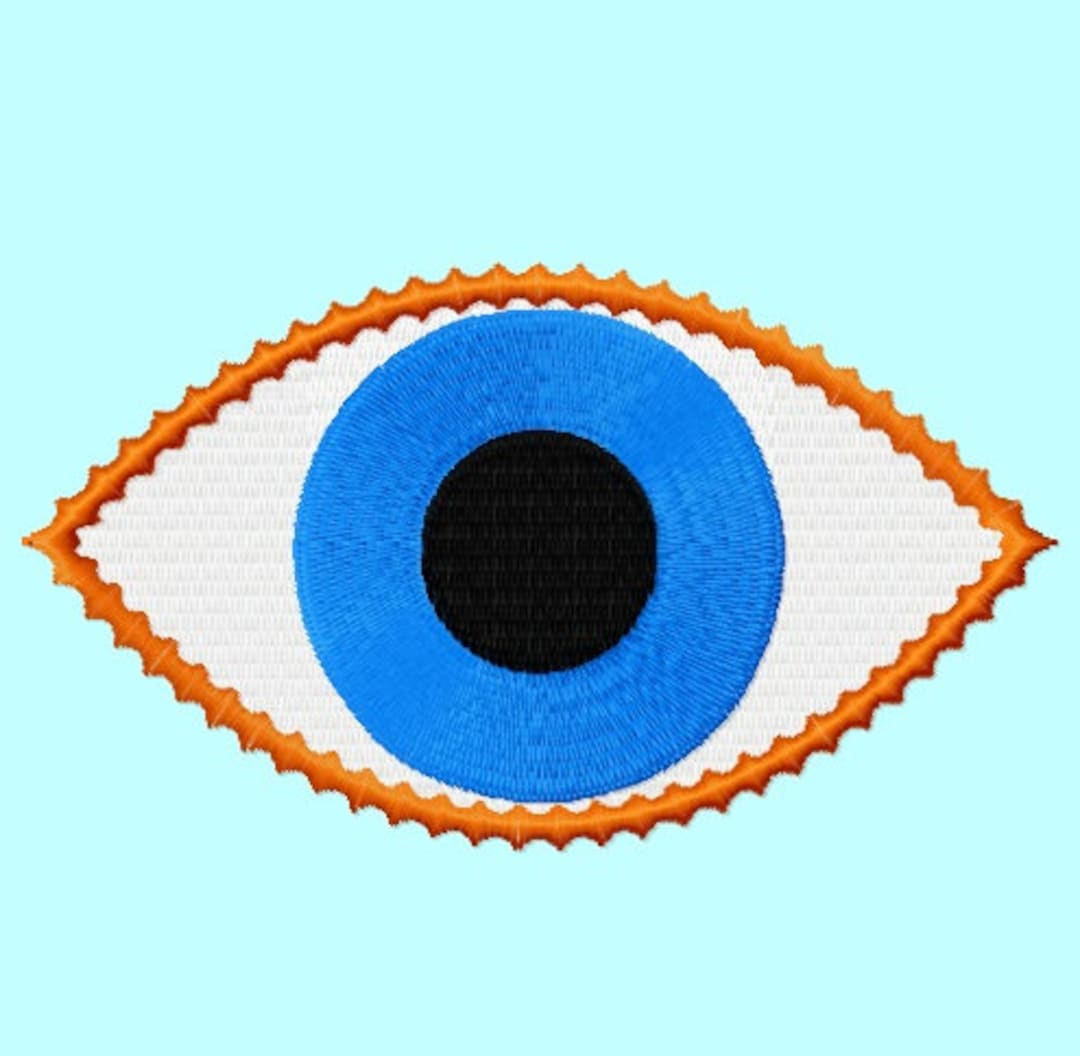 Eye Fill Embroidery Designs 5 Sizes INSTANT DOWNLOAD - Etsy