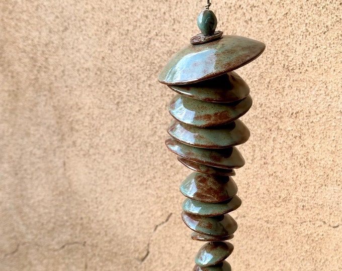 Large Jangle, Hanging Ceramic Wind Catcher - Etsy