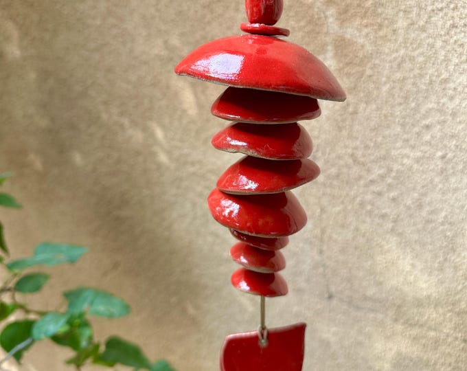 Jangles, Hanging Ceramic Wind Catchers - Etsy