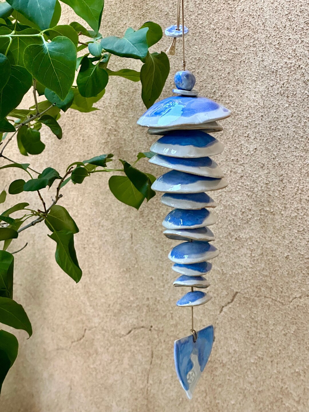 Large Jangles, Hanging Ceramic Wind Catchers - Etsy