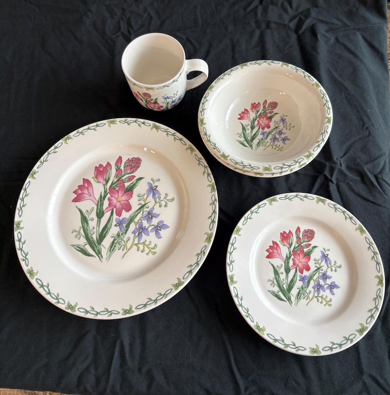 Thomson Pottery Floral Garden Discontinued Set - Etsy