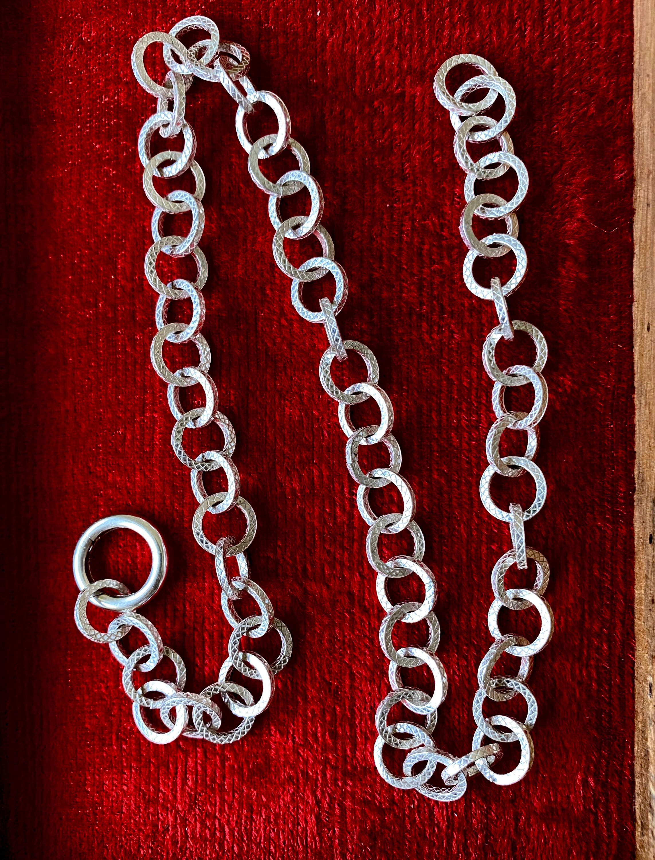 Detalle grabado Cadena personalizada para colgantes intercambiables ...