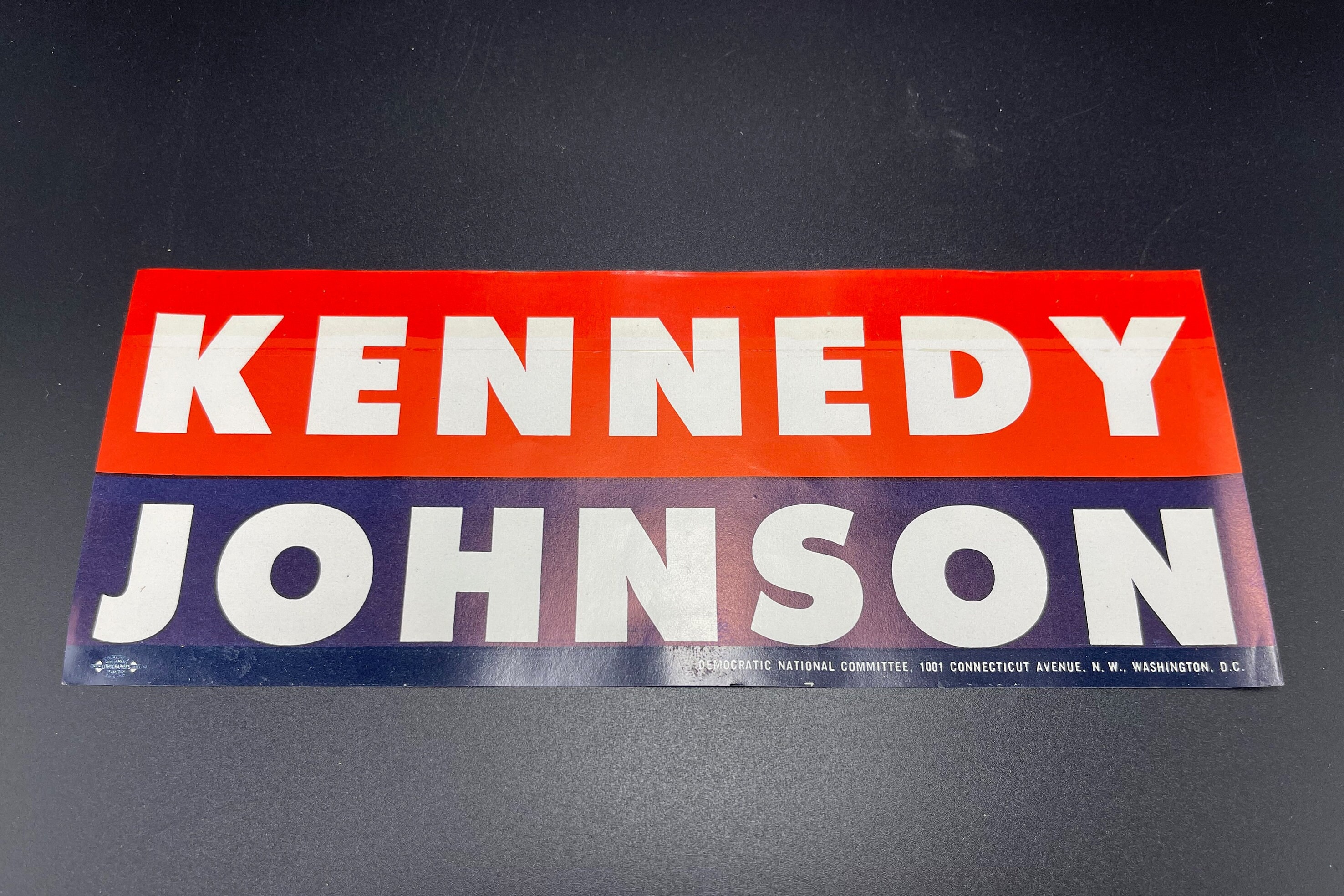 Political Campaign Bumper Sticker kennedy / - Etsy