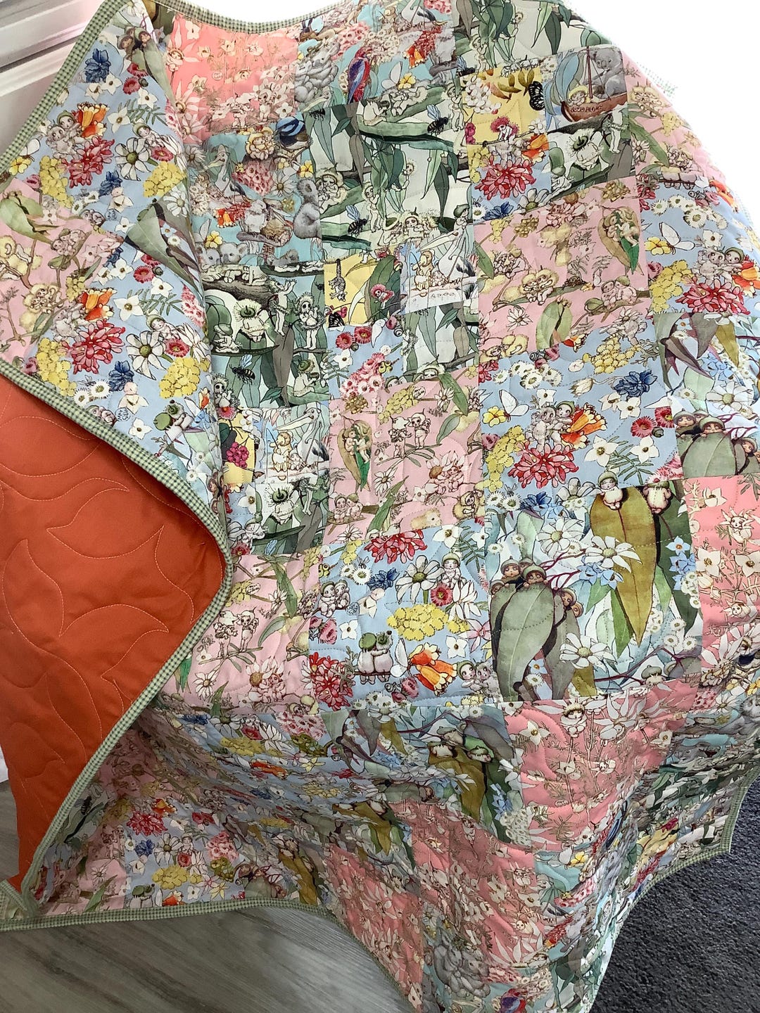 May Gibbs Quilt. Snugglepot and Cuddlepie. Gumnut Babies. Australian ...