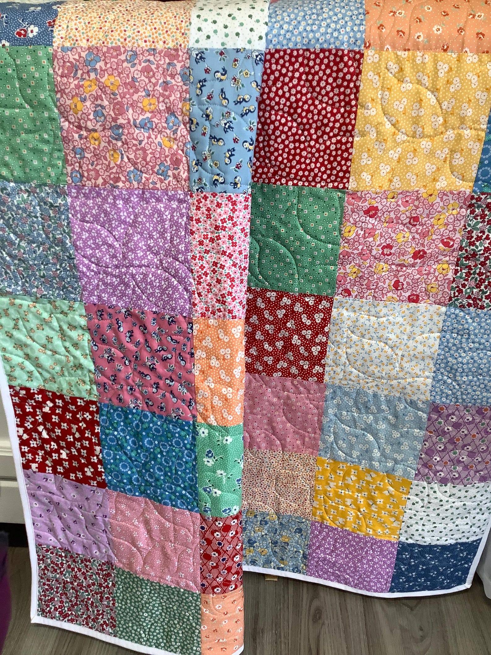 Pretty Prints of the 1930's. Reproduction Designs. Patchwork Toddler ...