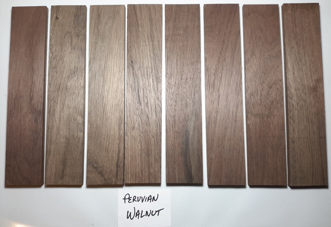 Peruvian Walnut Knife Scales: Craft Wood Slabs (1 5/8" X 8") - Etsy