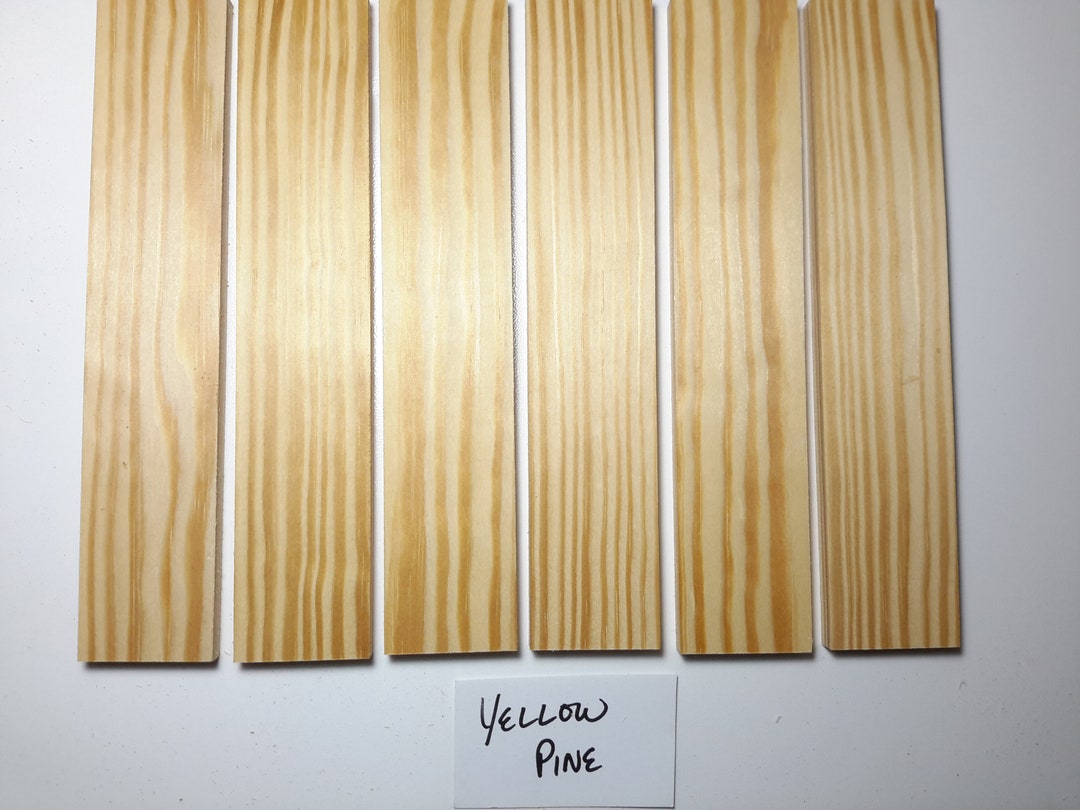 Yellow Pine Knife Scales, Craft Wood Slabs, Thin Stock Wood 1/4", 5/16 ...