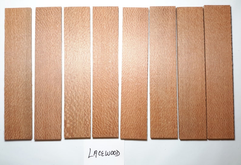 Lacewood Knife Scales - Craft Wood Slabs - Thin Stock Wood 1/4", 5/16 ...