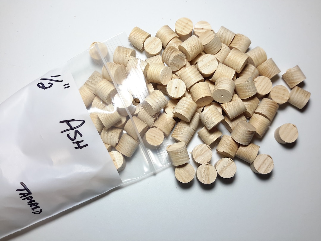 Ash Tapered Wood Plugs - Etsy