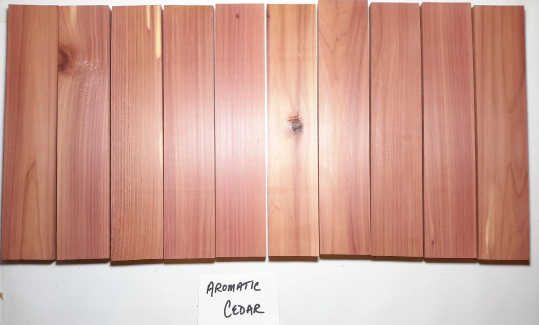 Aromatic Cedar Knife Scales, Craft Wood Slabs, Thin Stock Wood, 1/4", 5 ...
