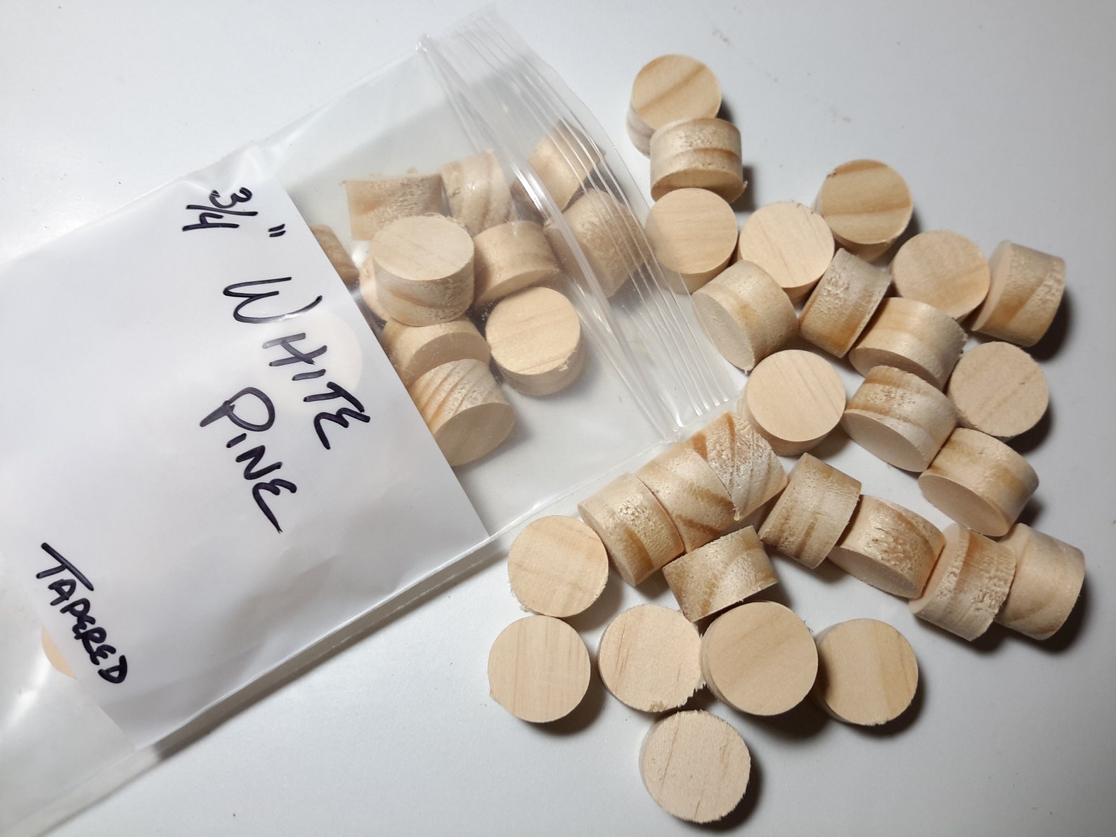 White Pine Tapered Wood Plugs - Etsy