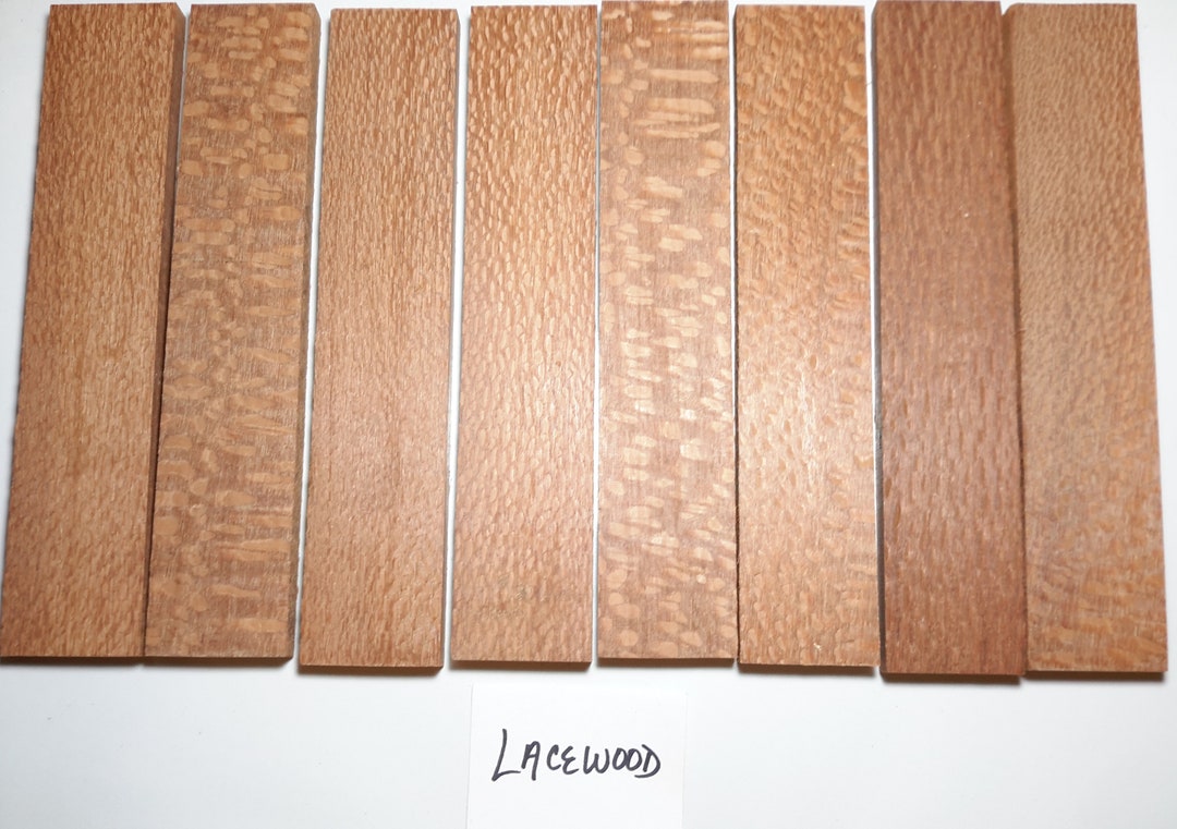 Lacewood Knife Scales - Craft Wood Slabs - Thin Stock Wood 1/4", 5/16 ...