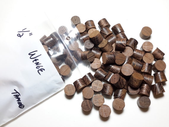 Wenge Tapered Wood Plugs | Etsy