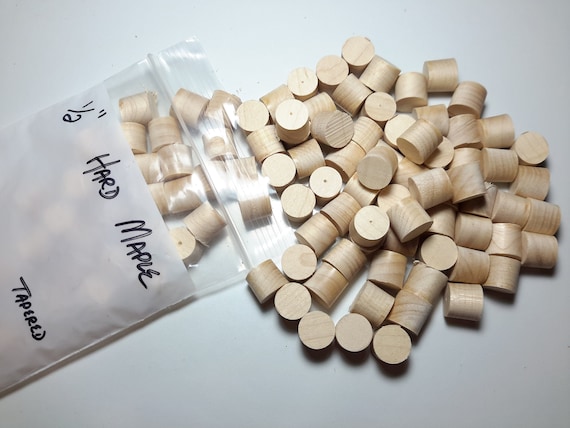 Hard Maple Tapered Wood Plugs - Etsy