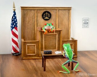 Miniature Courtroom - Etsy