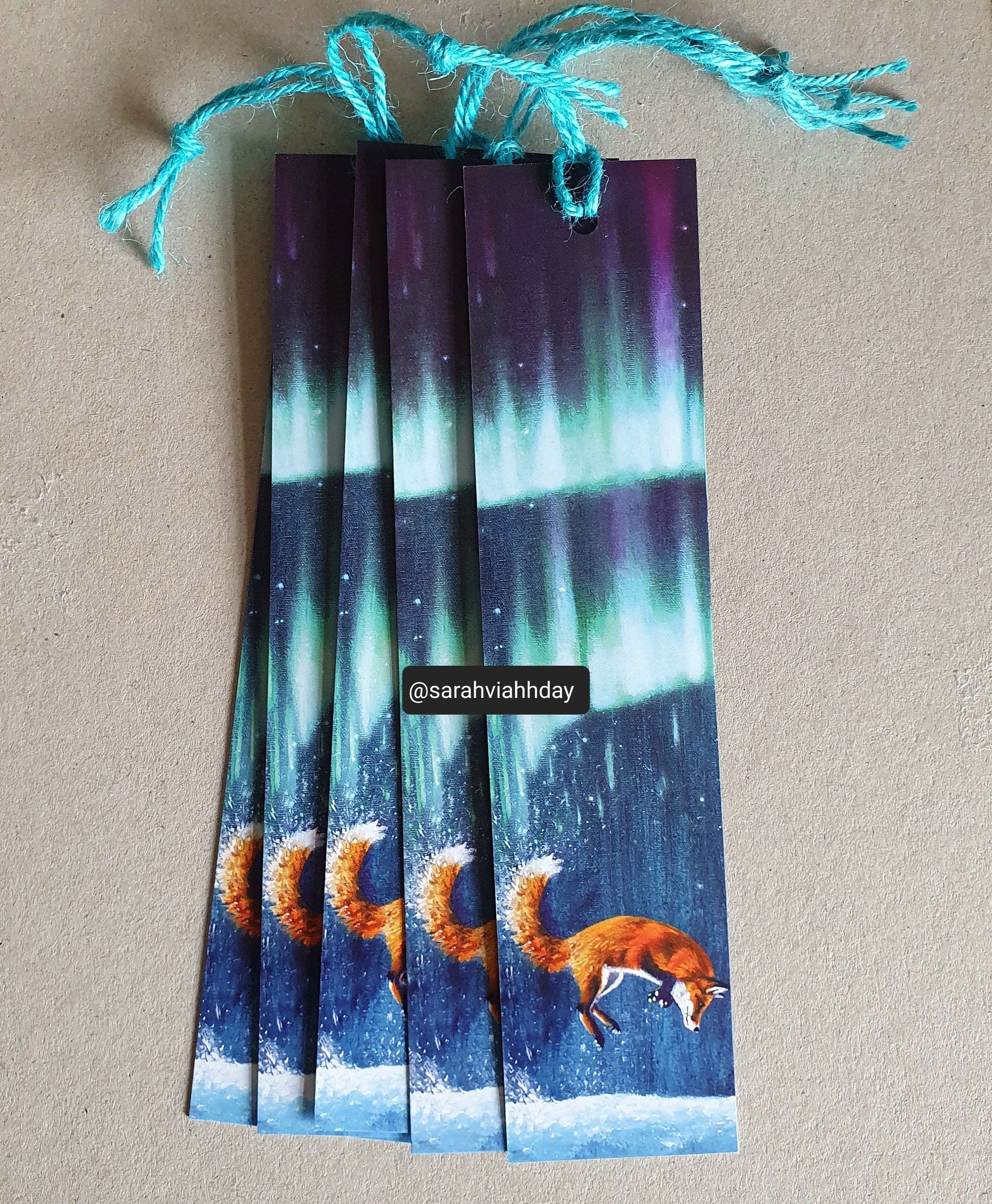 Firefox Bookmark Fox Print "revontulet" Northern Lights Aurora Borealis ...