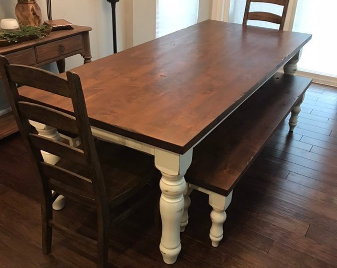 Hand-crafted Farmhouse Table - Etsy