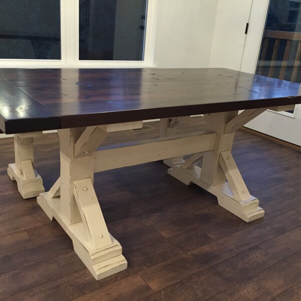 Trestle Table - Etsy