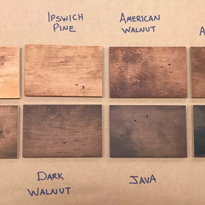 Pine Stain Samples - Etsy