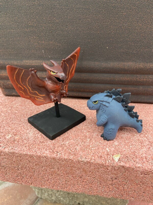 Chibi Rodan figure | Etsy