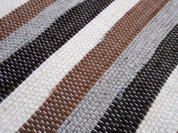 Home & Living Rugs Floor & Rugs VERMONT WOVEN 2x3 Wool Rug Grey White ...