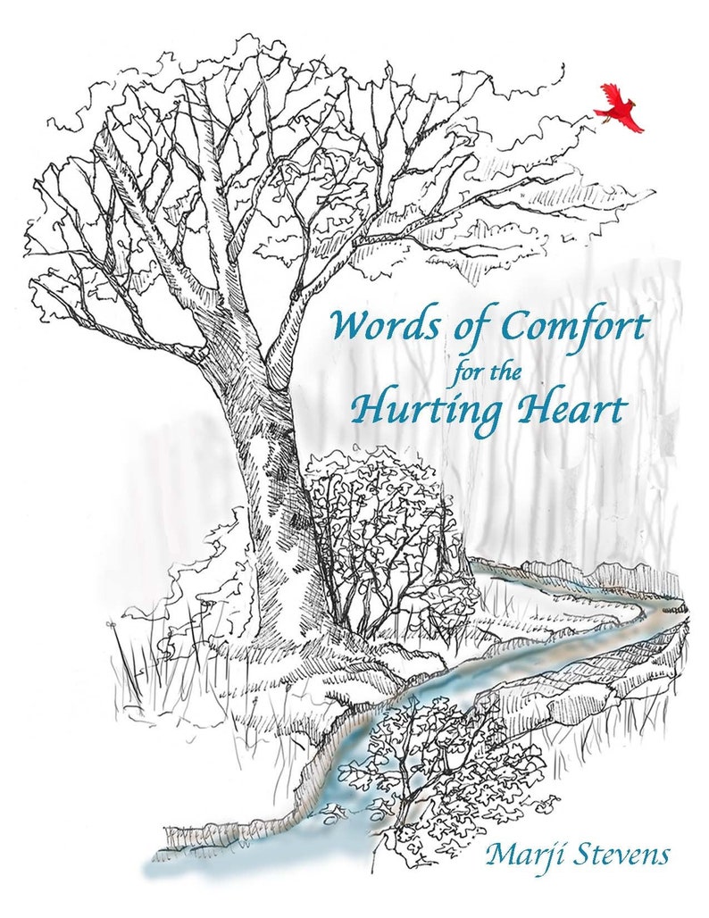 Words of Comfort for the Hurting Heart, Mini-book and Blank Notecard - Etsy