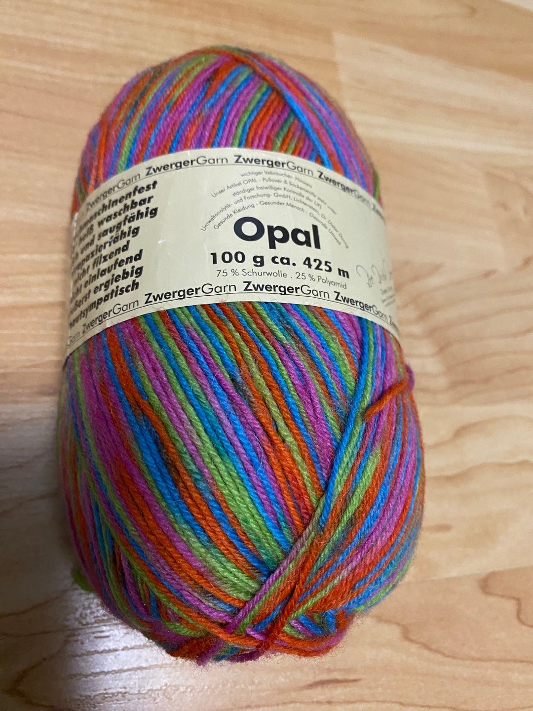 Opal Neon Self Stripe Sock Yarn - Etsy